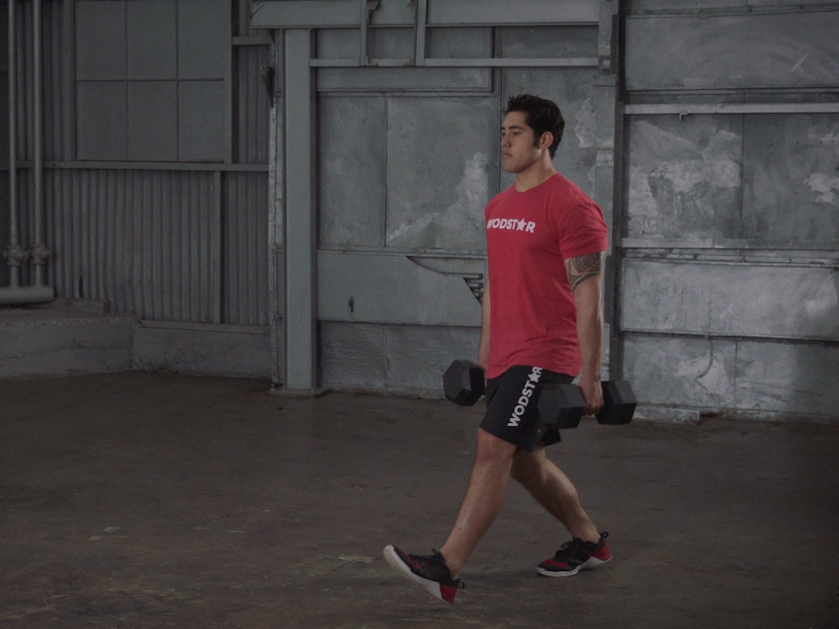 Dumbbell Walking Lunge – WODStar