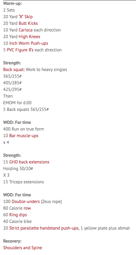 Wodstar Elite Competitor’s Level Program – WODStar